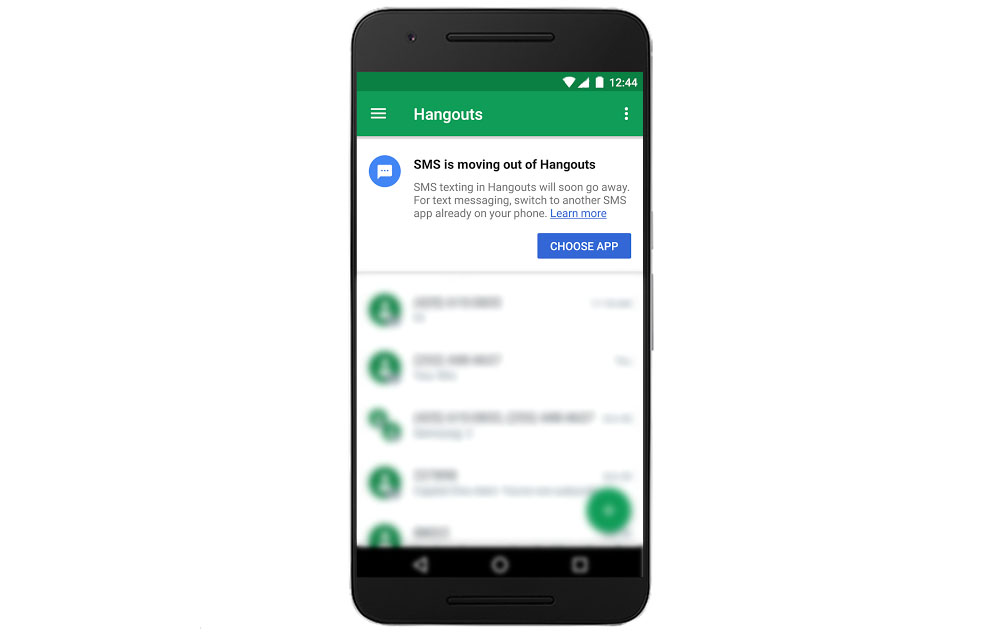 กูเกิลเตรียมหยุดรองรับ SMS บนแอพ Hangouts พฤษภาคมนี้ | Blognone