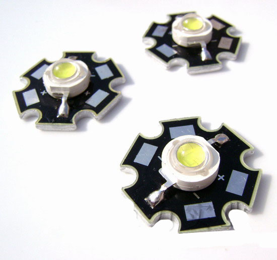 ราคาใหม่ขายเป็นโหล !!! ถูกกว่าเดิมครับ D.I.Y. หลอด Hi Power LED สีต่างๆ ...