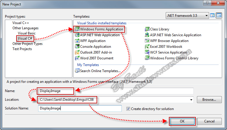 Emgu OpenCV on C# ตอนที่ 1/2