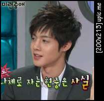 [Photo] SS501 Hyun Joong focus @ MBC 라디오스타 Radio Star gifs
